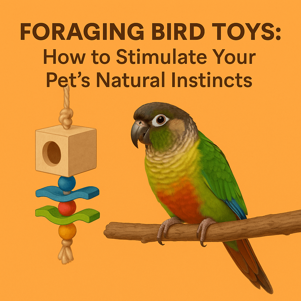 Foraging Bird Toys: How to Stimulate Your Pet's Natural Instincts – Squawk Box