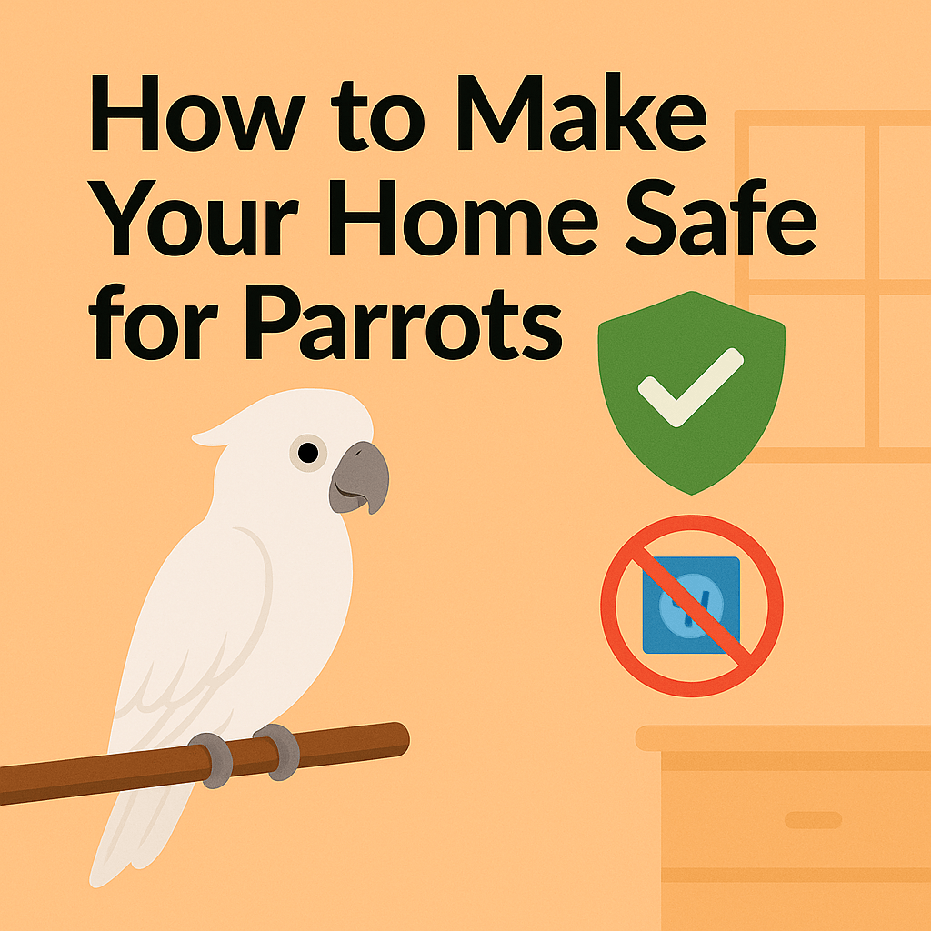 How to Make Your Home Safe for Parrots – Squawk Box